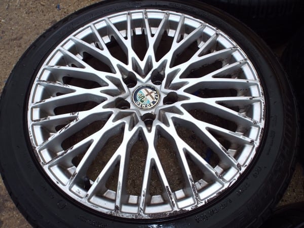 18inch Wire Spoke Alloy Wheels with Tyres - Alfa Romeo 159 Brera Spider ...
